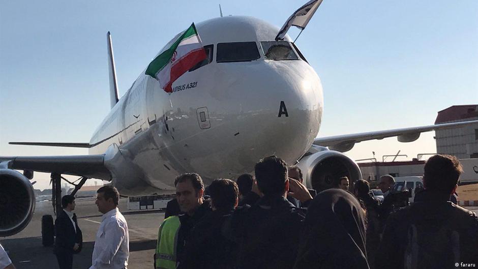 Iran receives first Airbus jetliner – DW – 01/12/2017