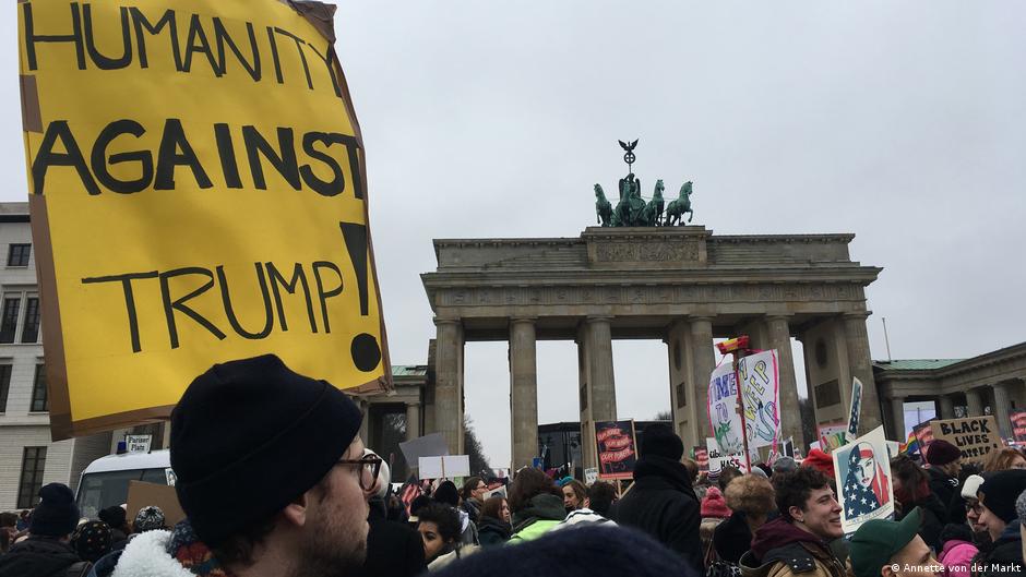 Millions march against Trump