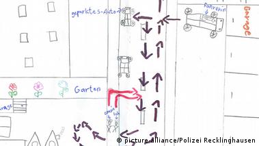German kids draw elaborate map to solve crime