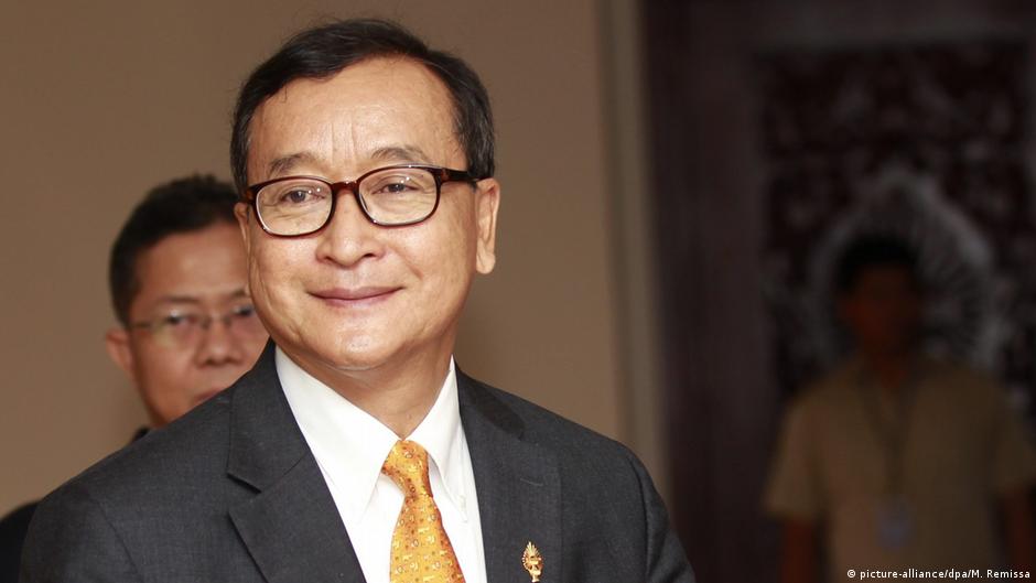 Cambodia's Sam Rainsy promises to return home