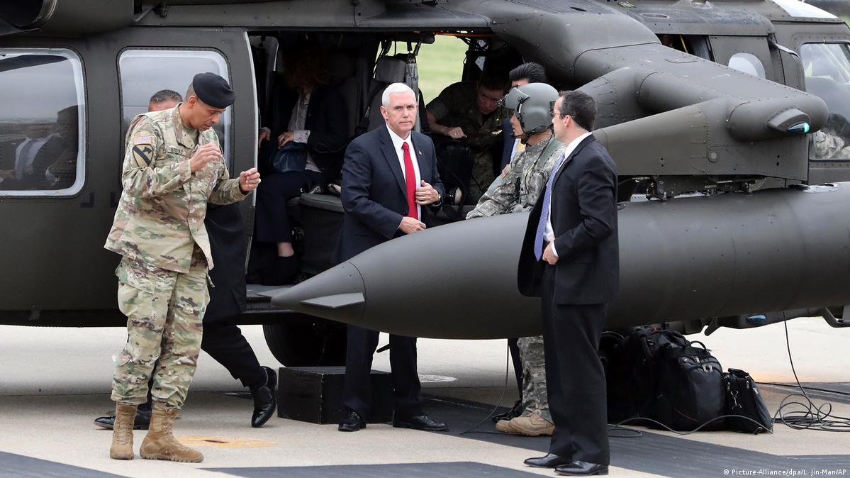 Pence visits DMZ border with North Korea