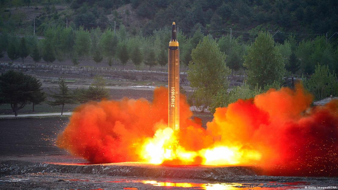 Intercontinental Ballistic Missile Explosion News Focus) N. Korea