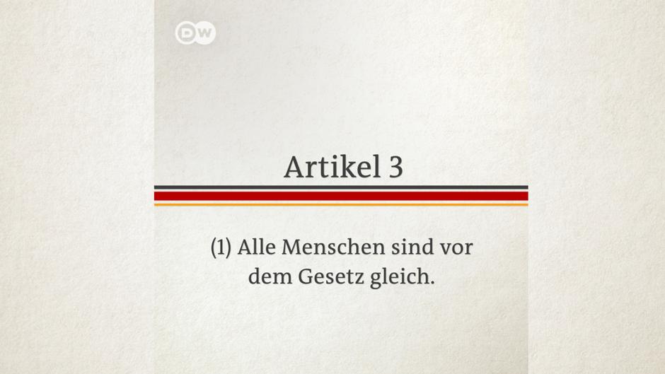 Das Grundgesetz: Gleichberechtigung