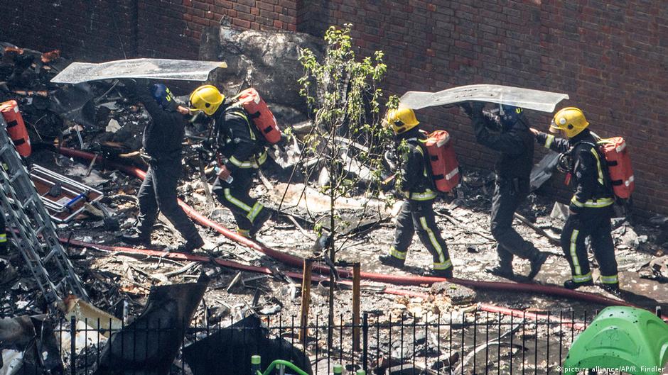 At least 17 dead in London high-rise fire – DW – 06/15/2017