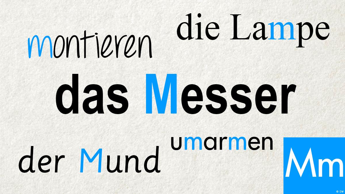 Which picture matches the word? | M m | DW Learn German