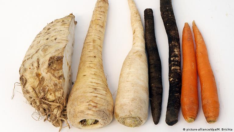 German vegetables that are uncommon elsewhere