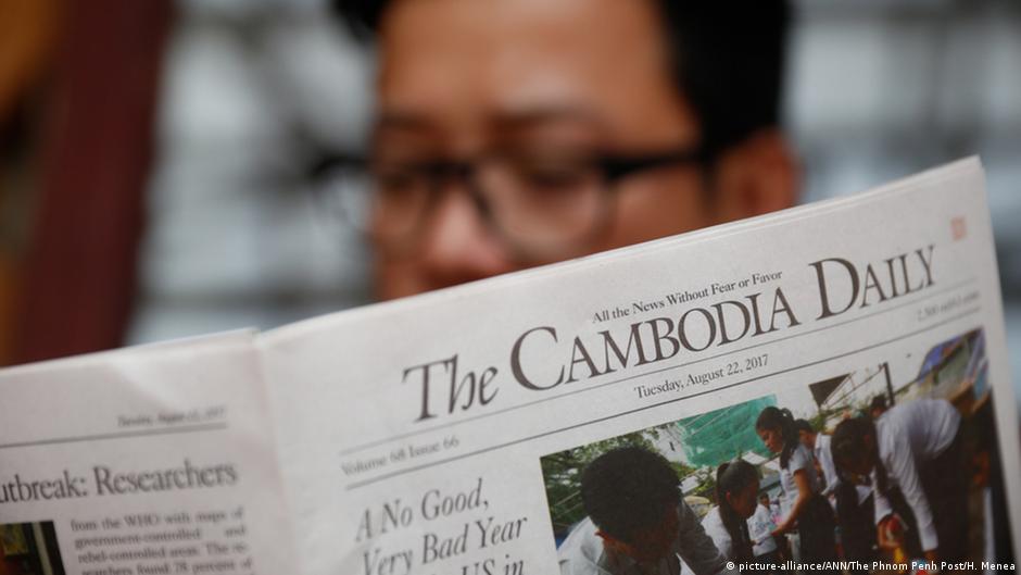 Cambodia Daily closes amid widening crackdown – DW – 09/04/2017