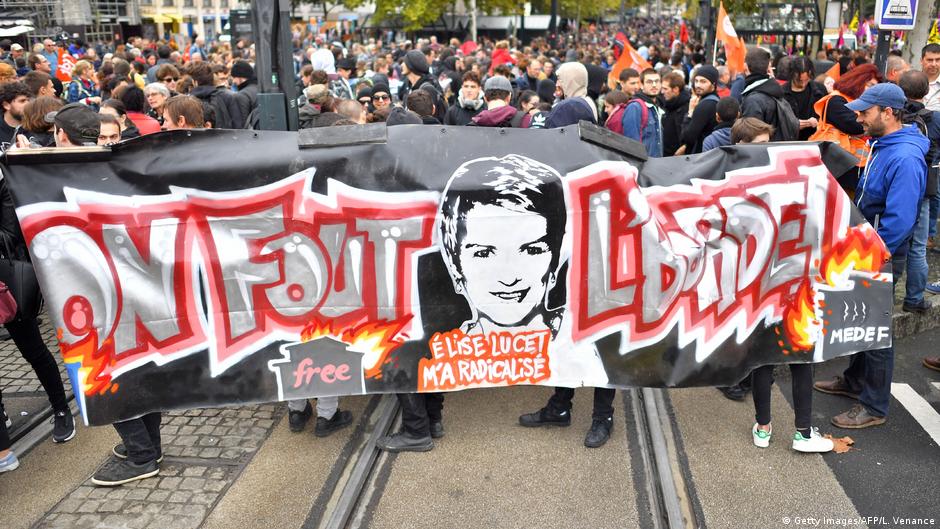 French public workers stage nationwide strike – DW – 10/10/2017