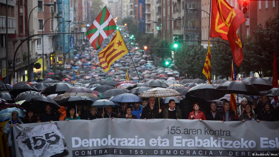 Basque protesters rally in support of Catalonia – DW – 11/05/2017