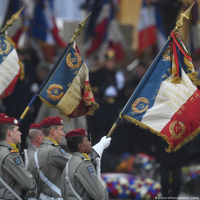 French Flag During Ww1