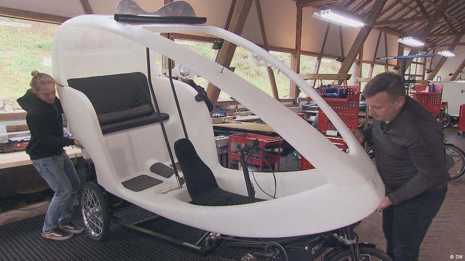 Bike taxis: Clean, green and German