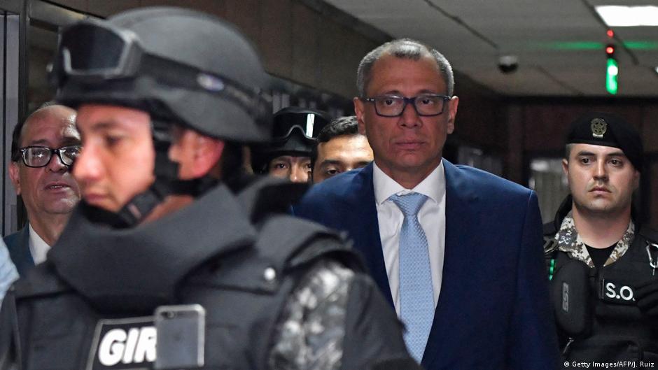 Ecuador's VP jailed for corruption – DW – 12/14/2017