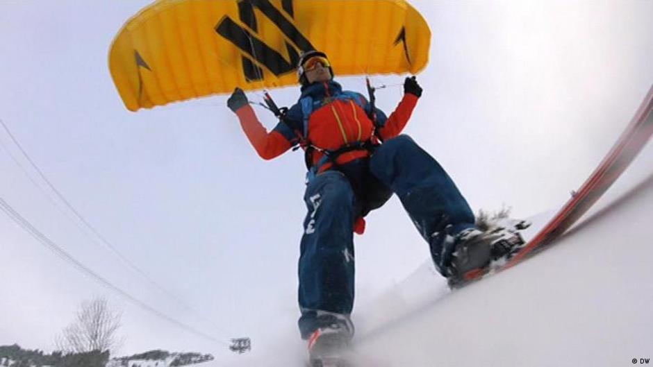 Speed riding – soaring over the slopes