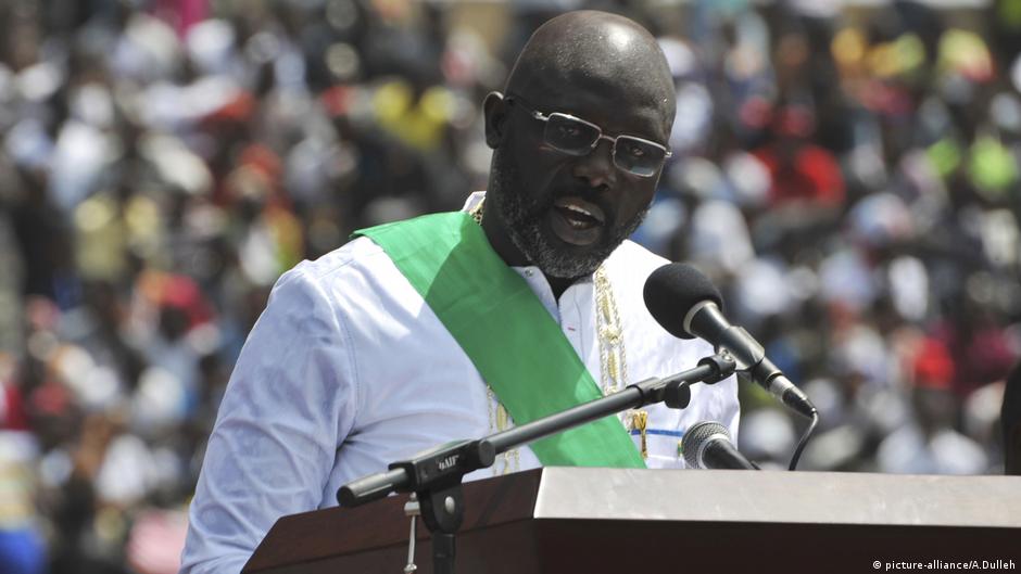George Weah sworn in as president of Liberia