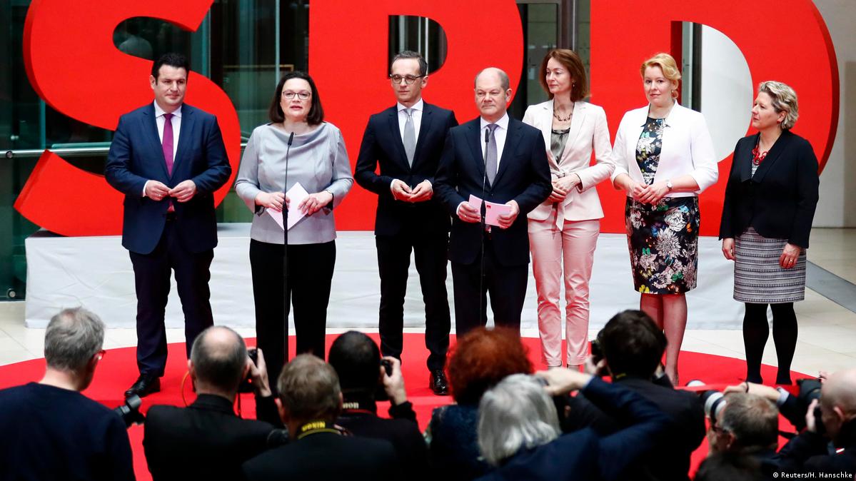 Germany's SPD announces its new ministers