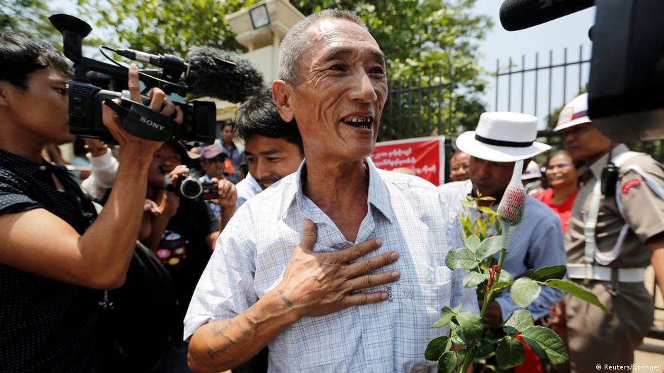 Myanmar grants amnesty to 8,500 prisoners – DW – 04/17/2018