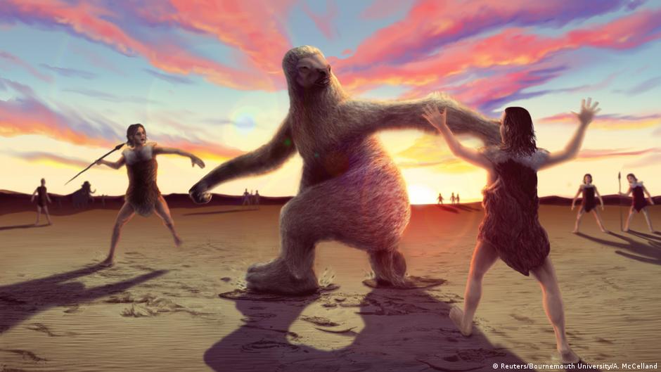 Evidence of man-vs-giant sloth battle found – DW – 04/26/2018