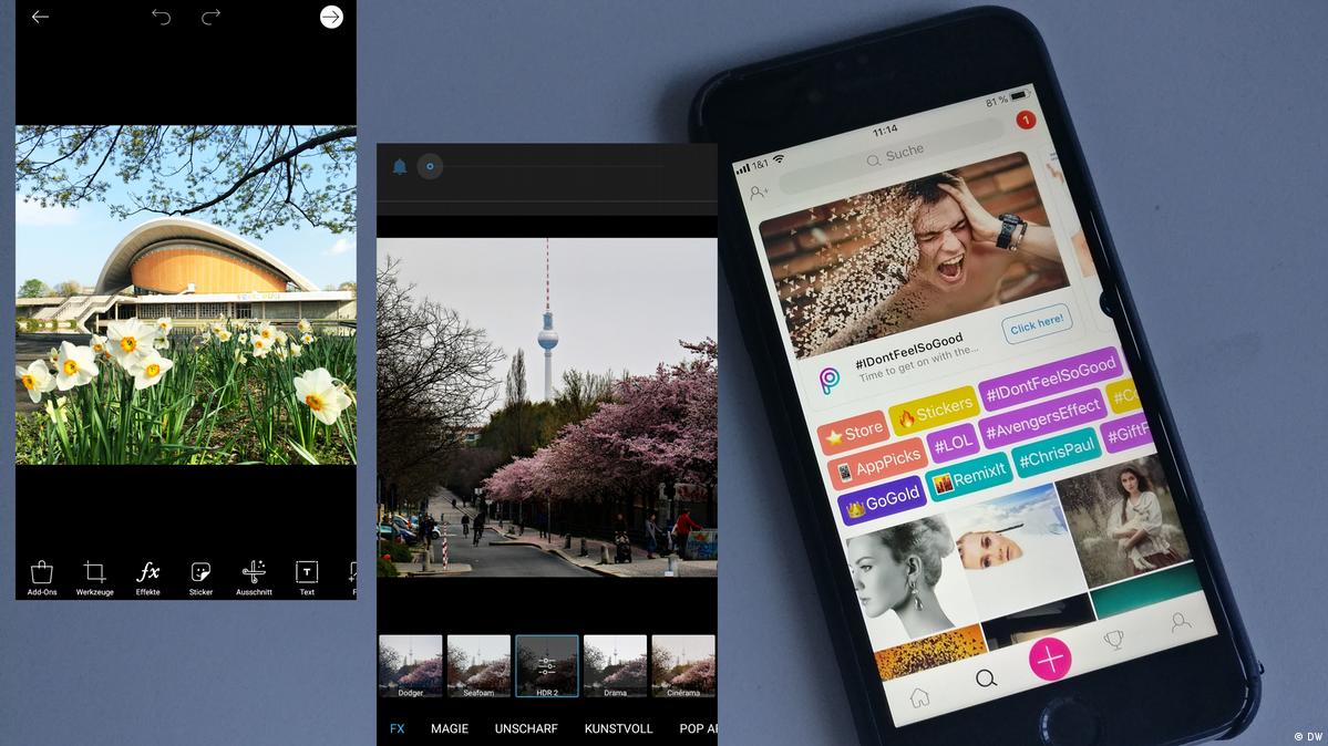 Testing photo editing apps: "PicsArt Photo Studio" – DW – 06/17/2019
