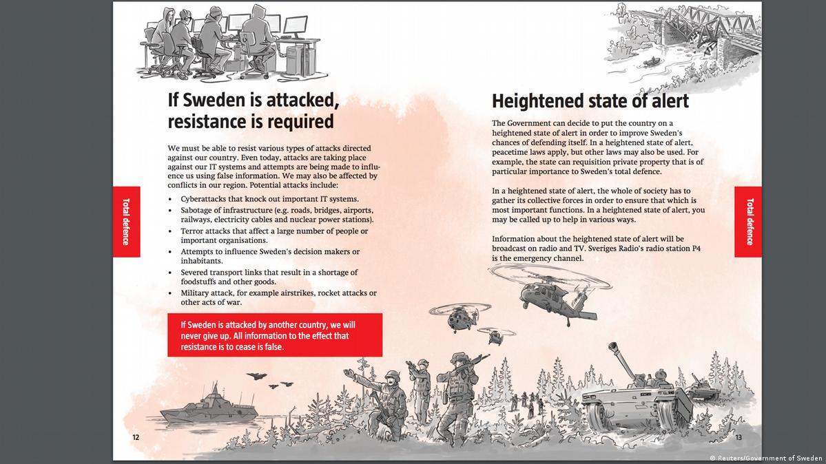 Sweden issues Cold War-style conflict guide to residents – DW – 05/21/2018