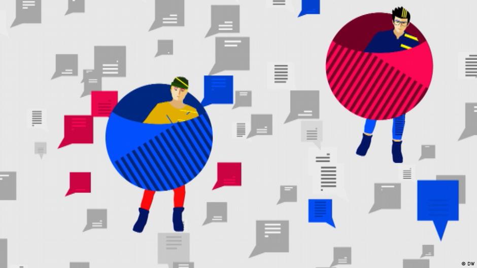 Wie entstehen Filterblasen? – DW – 04.06.2018