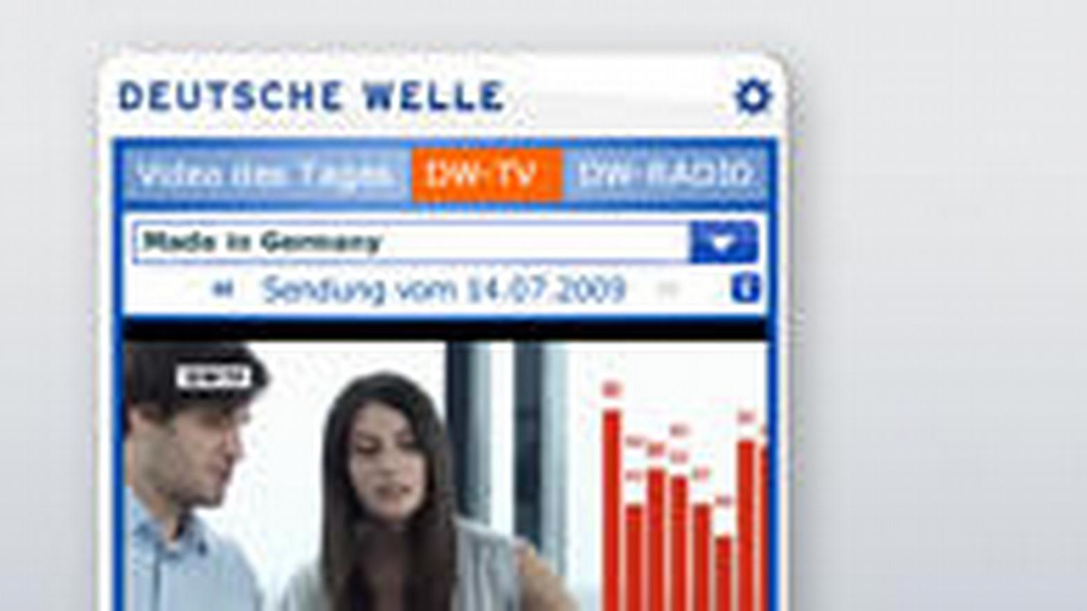 Hören und Sehen on demand – das Audio & Video Widget der DW