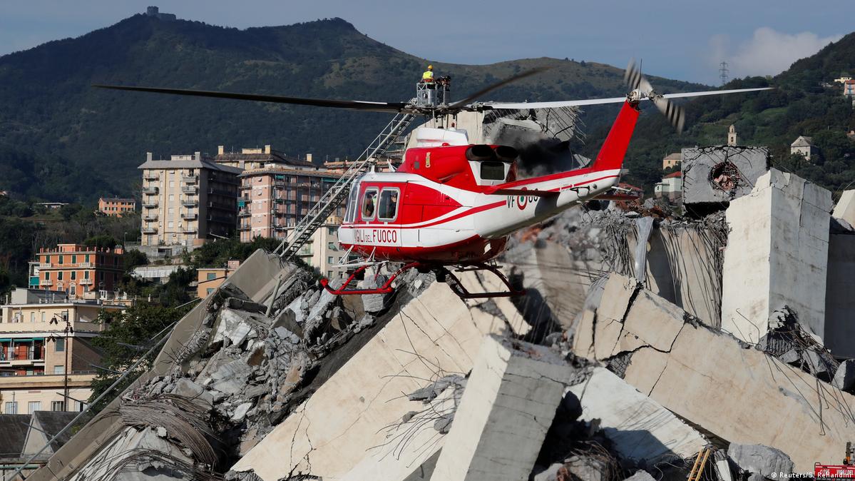 Speculation mounts over Italian bridge collapse – DW – 08/14/2018