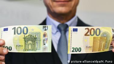 ECB unveils new €100 and €200 banknotes – DW – 09/17/2018
