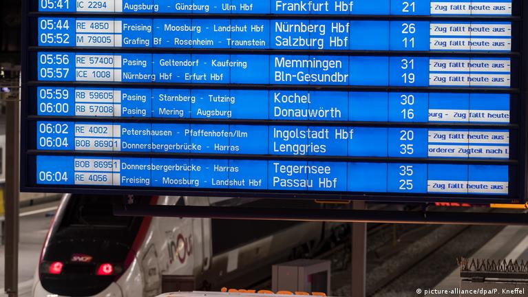 German rail strike: What you need to know