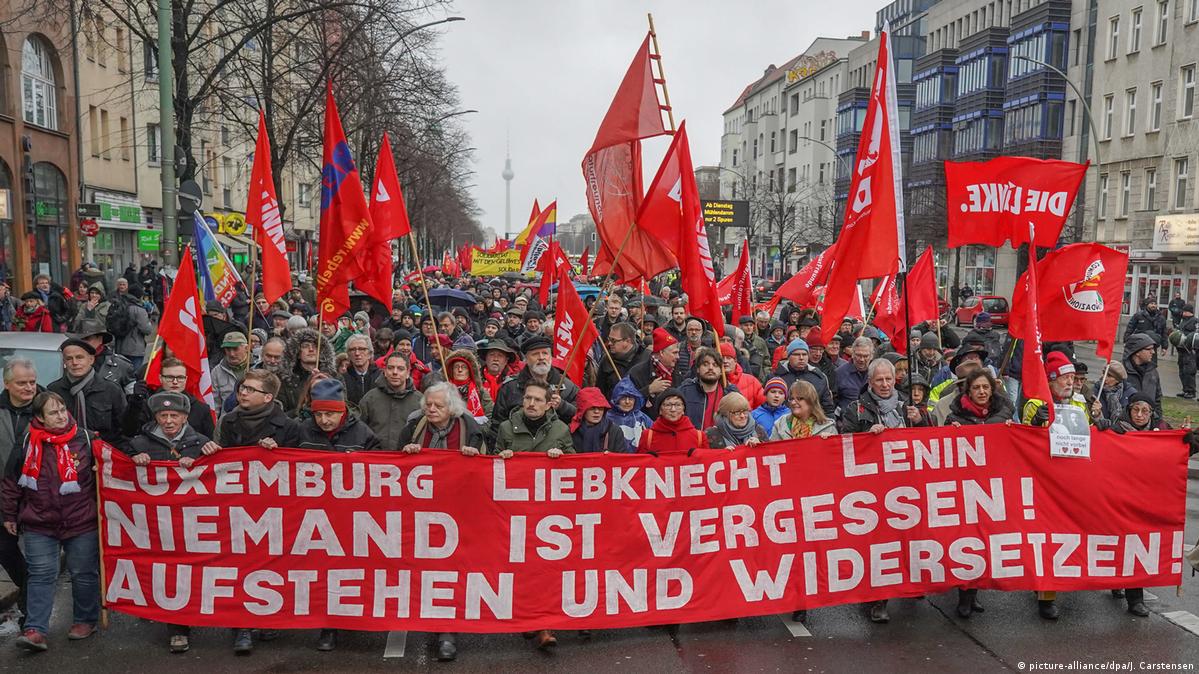 German left marks Luxemburg-Liebknecht deaths – DW – 01/13/2019