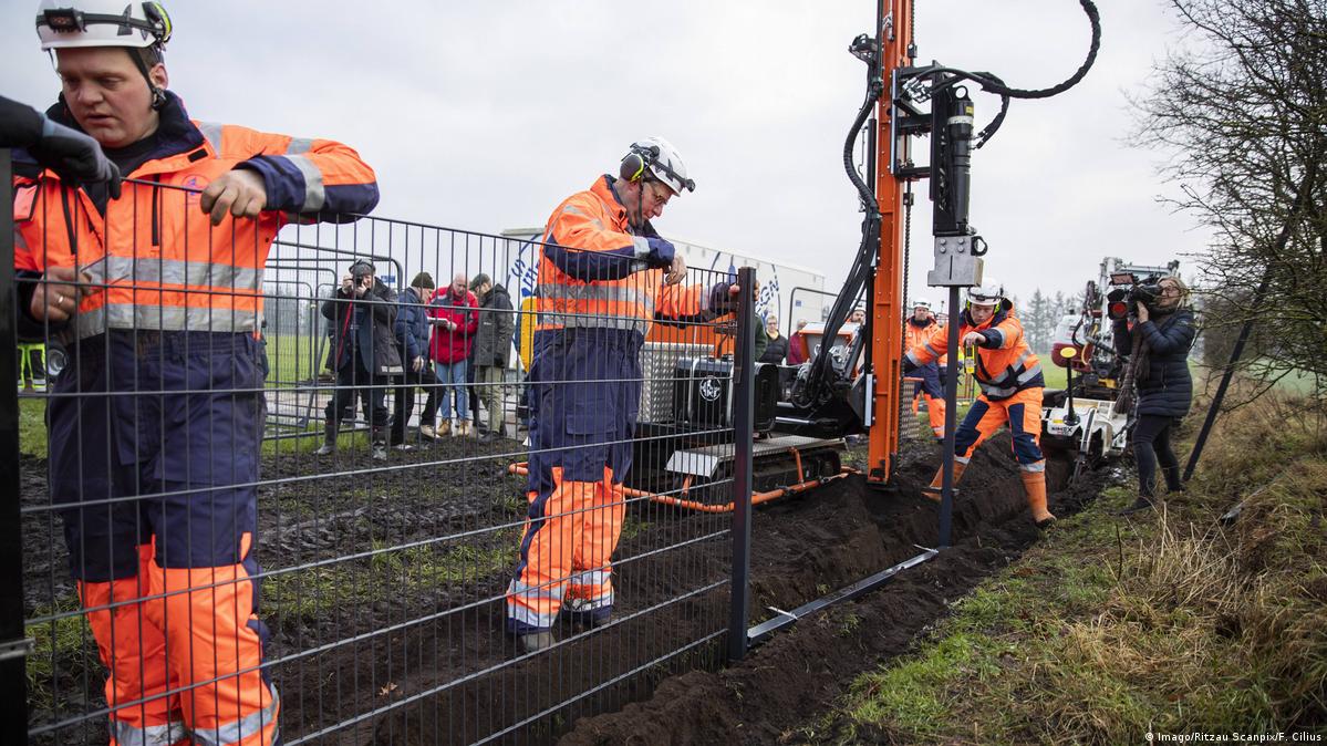Denmark starts building German border fence – DW – 01/28/2019