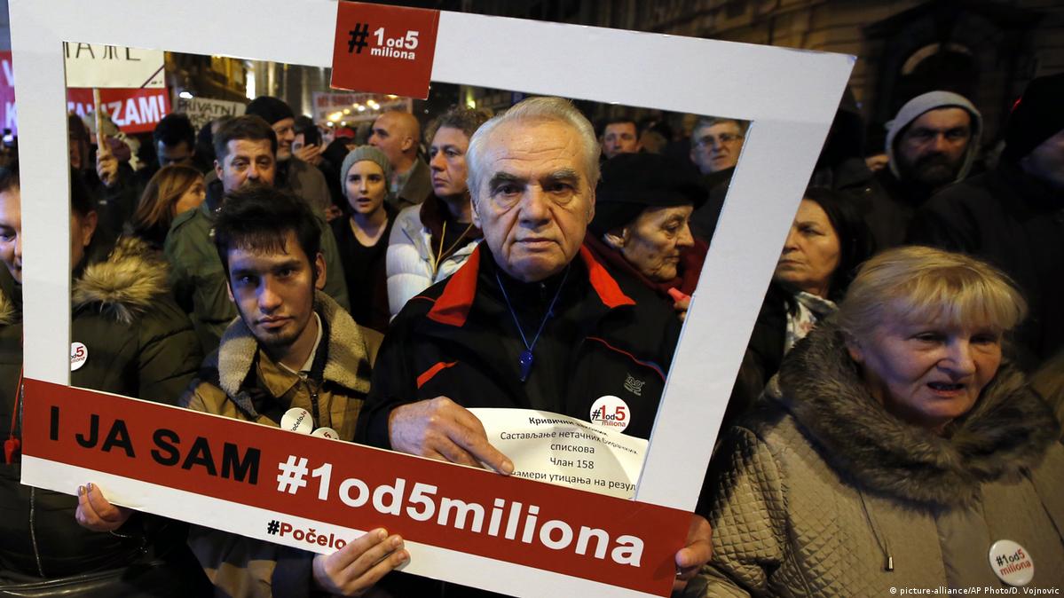 Why are Serbs protesting against Aleksandar Vucic? – DW – 04/13/2019