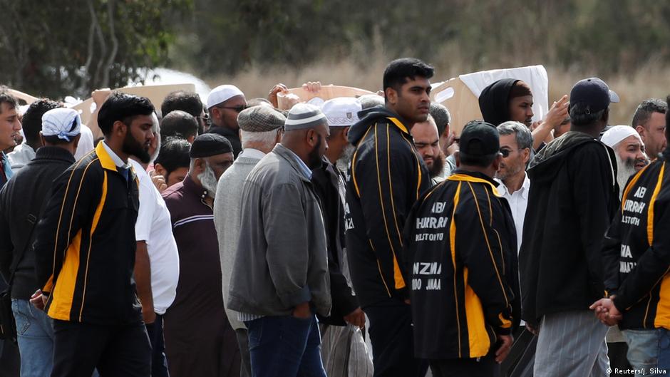 First funeral held for mosque attack victims