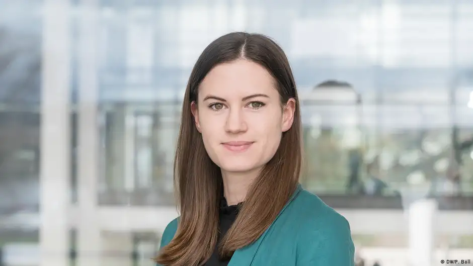 Rachel Stewart, the host of popular culture format Meet the Germans ...