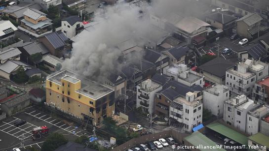 Incêndio criminoso em estúdio no Japão deixa 33 mortos – DW – 18/07/2019