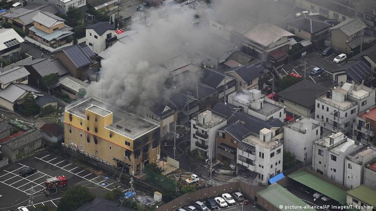 Suspected arson attack at Japan film studio – DW – 07/18/2019