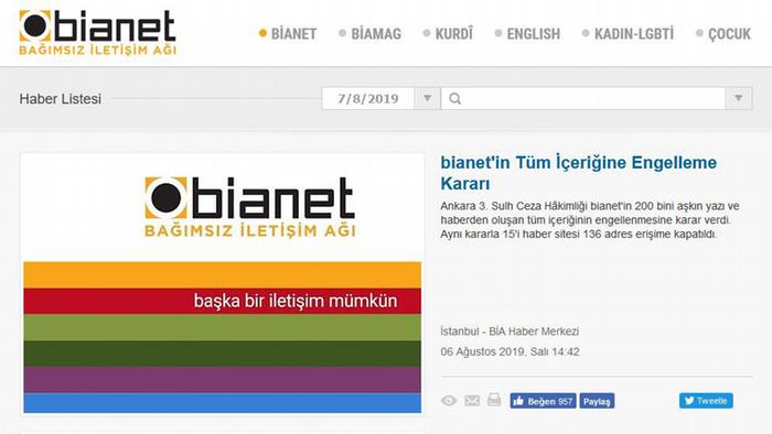 ″Bianet″ soll in der Türkei verstummen | Aktuell Europa | DW | 06.08.2019
