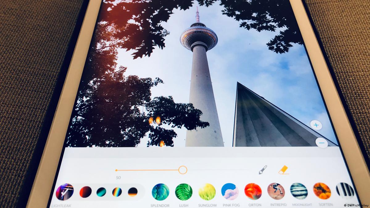 Testing photo editing apps: "PicMonkey" – DW – 08/21/2019