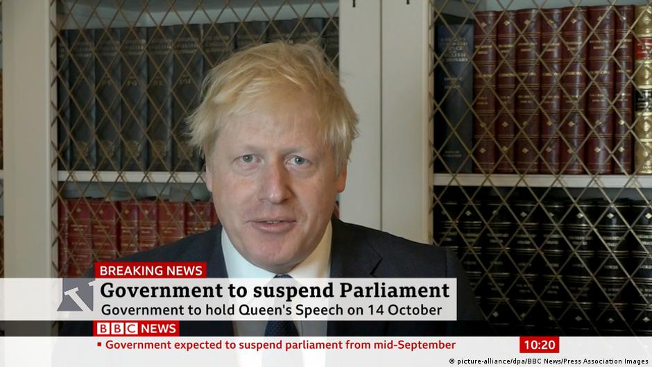 "Brexit": Johnson solicita suspensión temporal de Parlamento