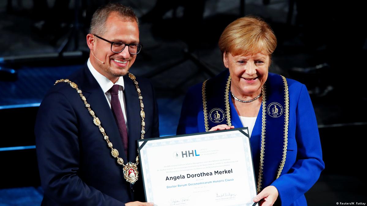 Merkel awarded her 17th honorary doctorate – DW – 08/31/2019