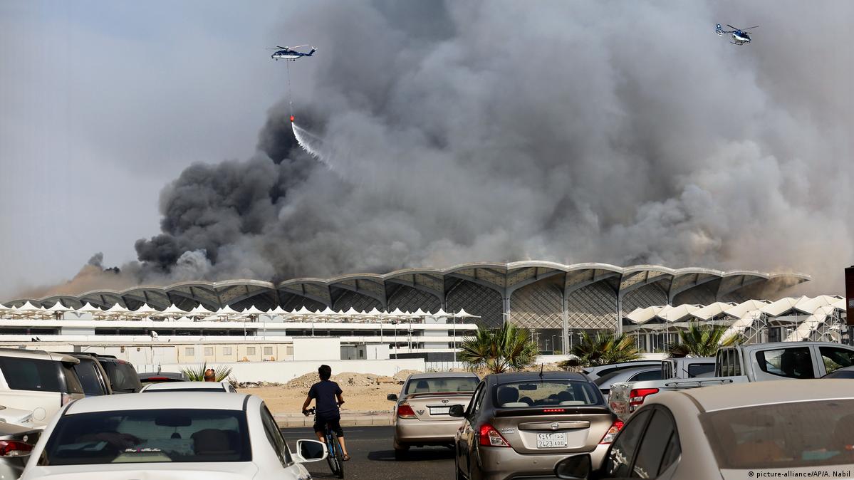 Fire engulfs new rail station in Saudi Arabia