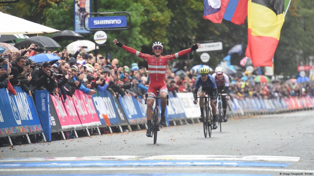 Cycling: Pedersen rides through the rain to victory