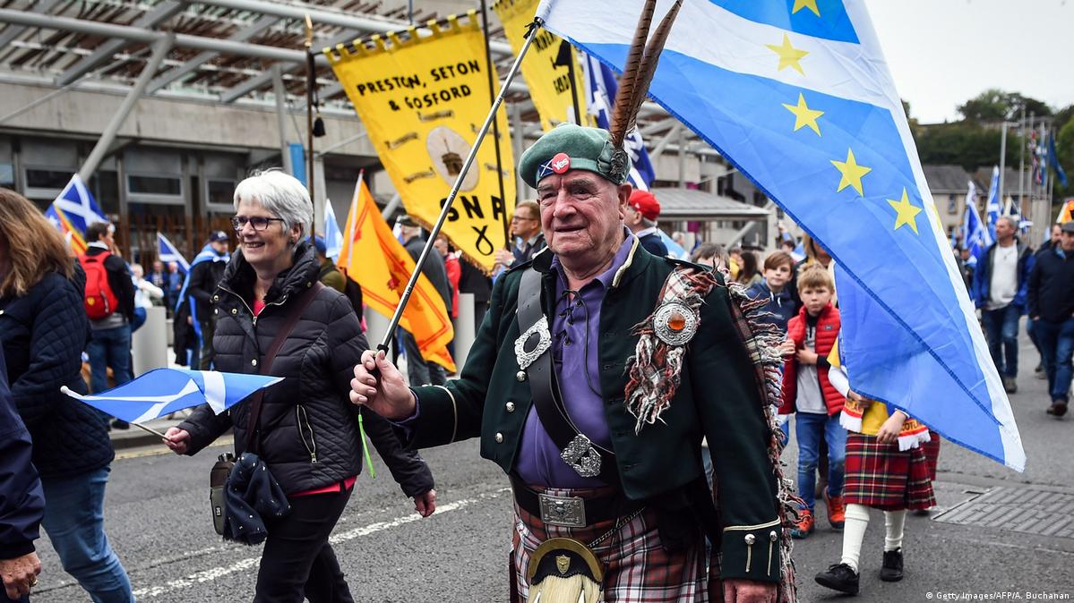 Thousands march for Scottish independence