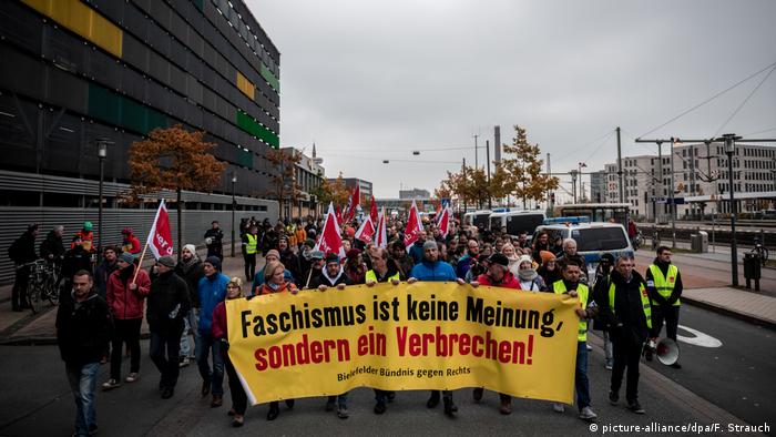 Germany: Thousands protest against neo-Nazi march on Kristallnacht ...