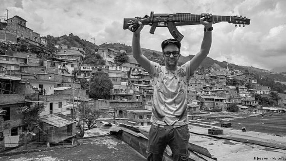 The Colombian musician turning guns into guitars