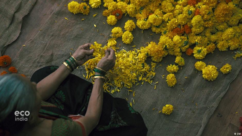 A new life for old temple flowers