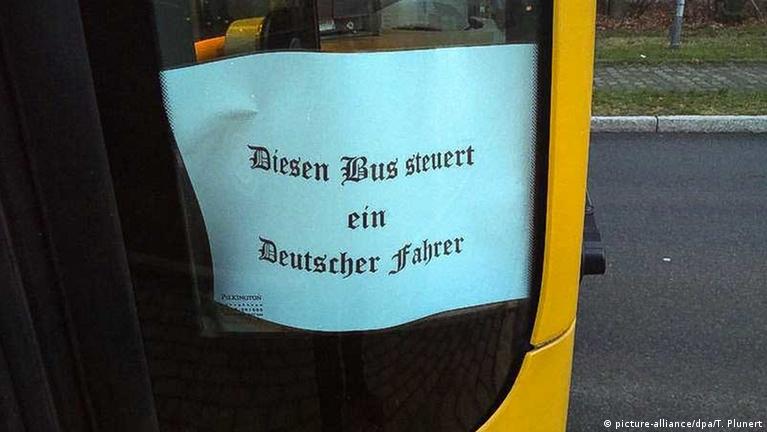 Sacked bus driver says 'I am German'