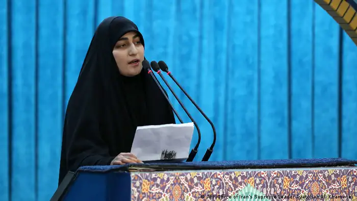 The general's daughter, Zeinab Soleimani
