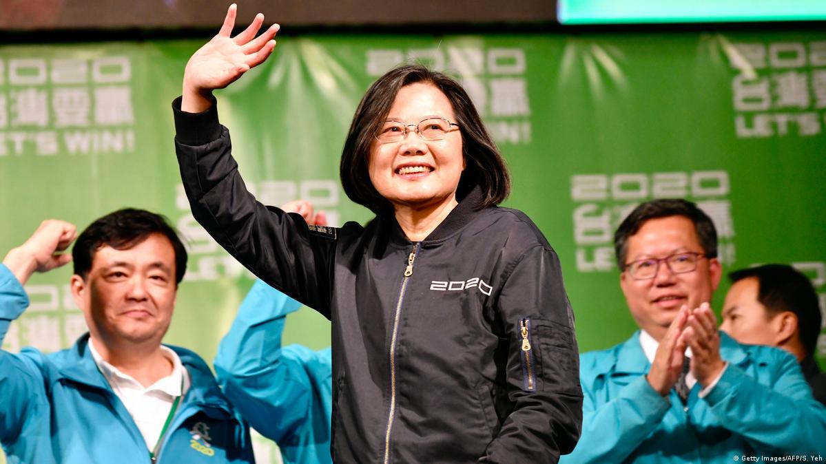 Taiwan election: President Tsai wins landslide