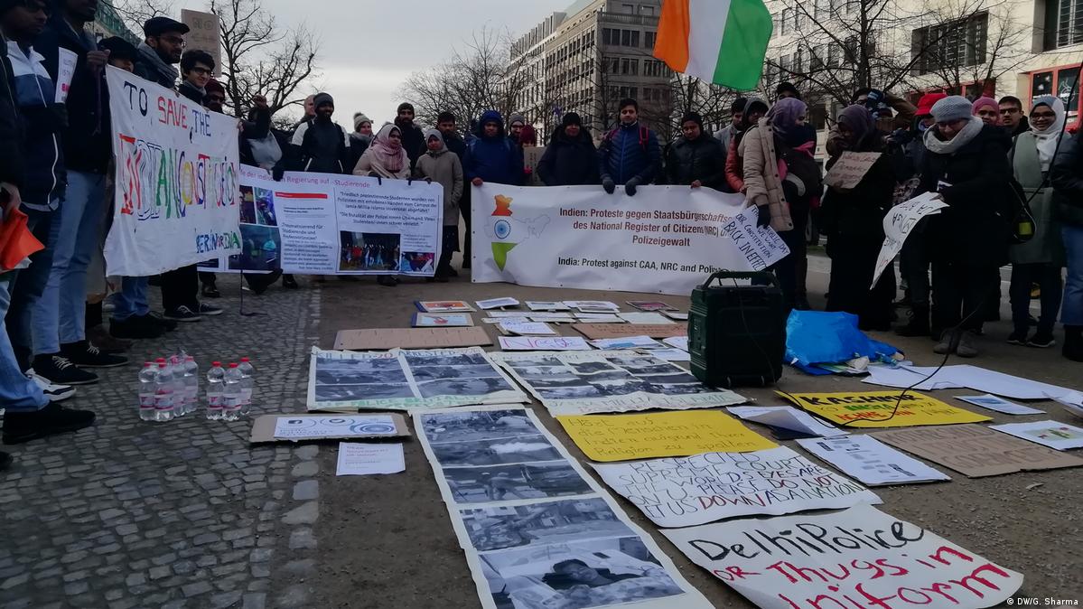 Indians in Germany livid about citizenship act – DW – 01/25/2020