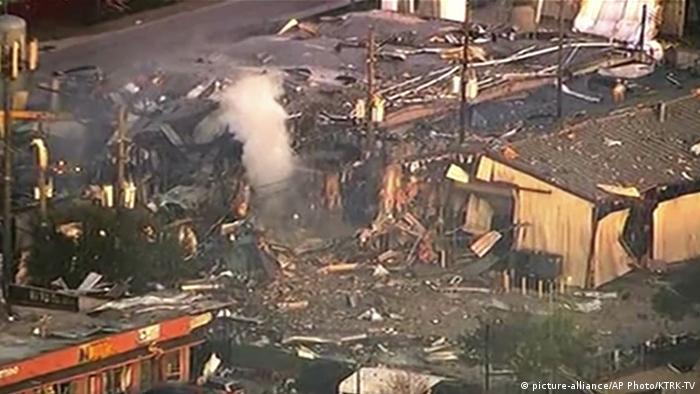 Una gran explosión sacude la ciudad estadounidense de Houston | El ...